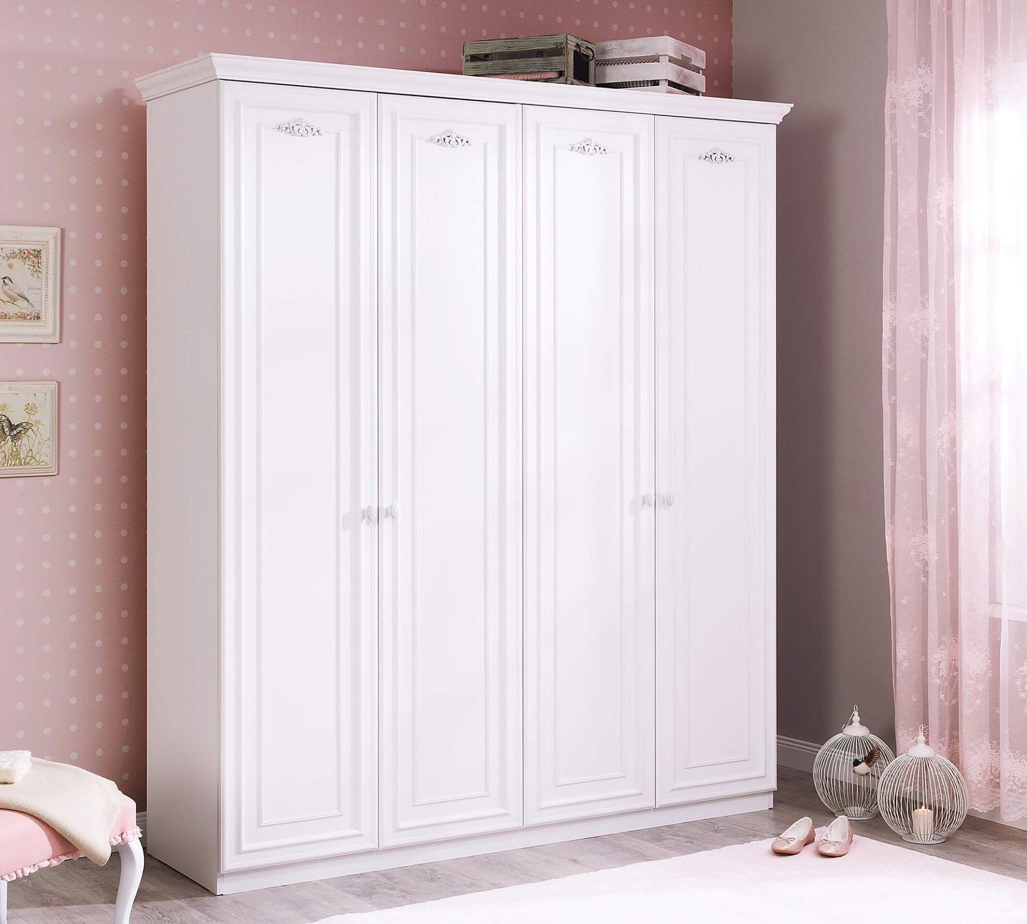 Cilek Romantica Kleiderschrank 4-türig – Cilek Möbel Europa ...